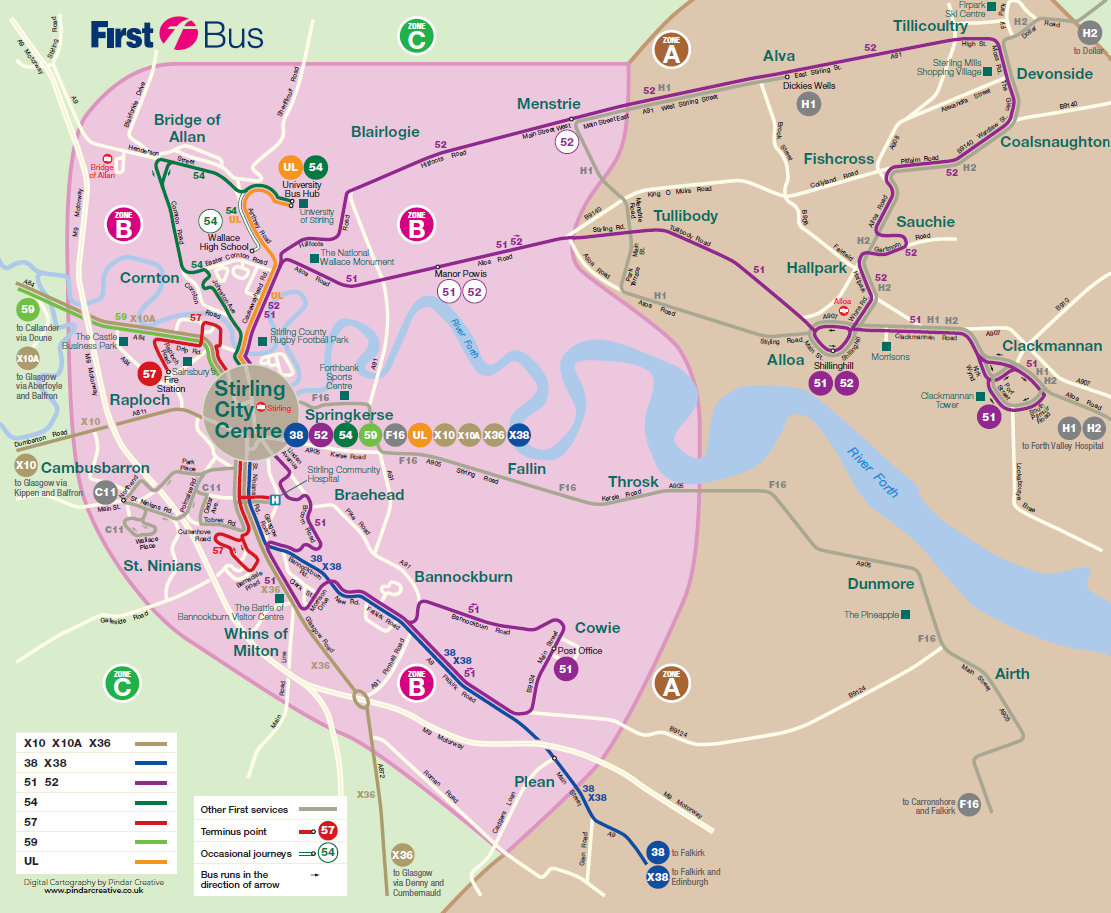 Zones | First Bus